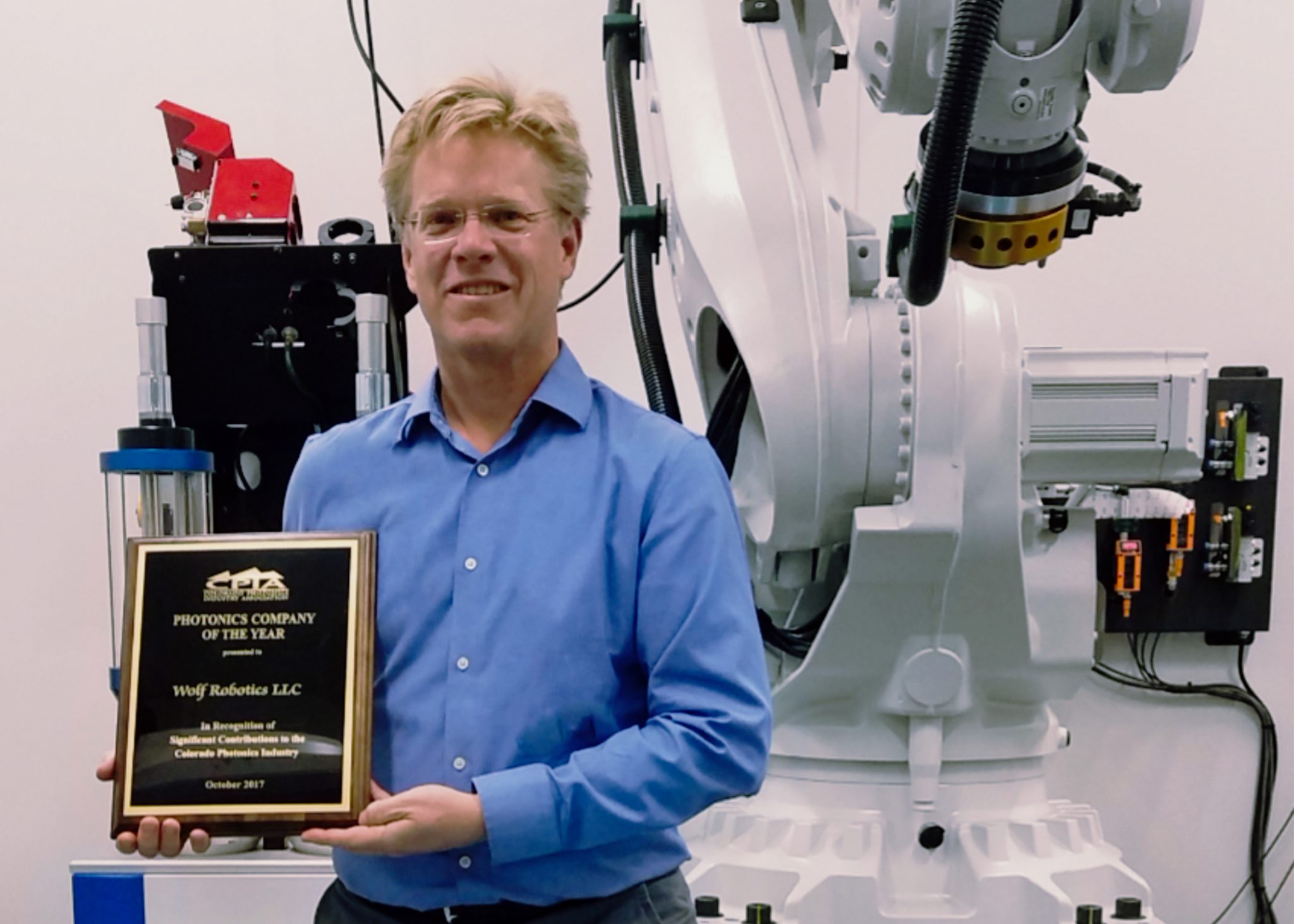 Wolf Robotics Wins Colorado Photonics Company of the Year